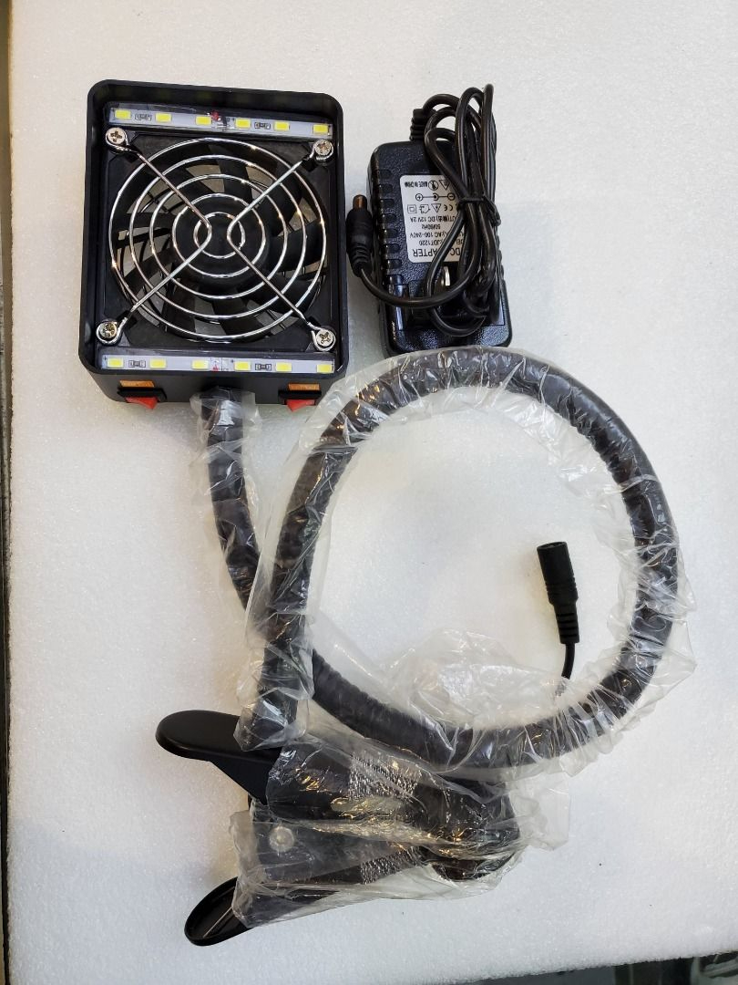 M1 Soldering Iron Smoke Exhaust Fan – Portable Fume Extractor for Safe ...