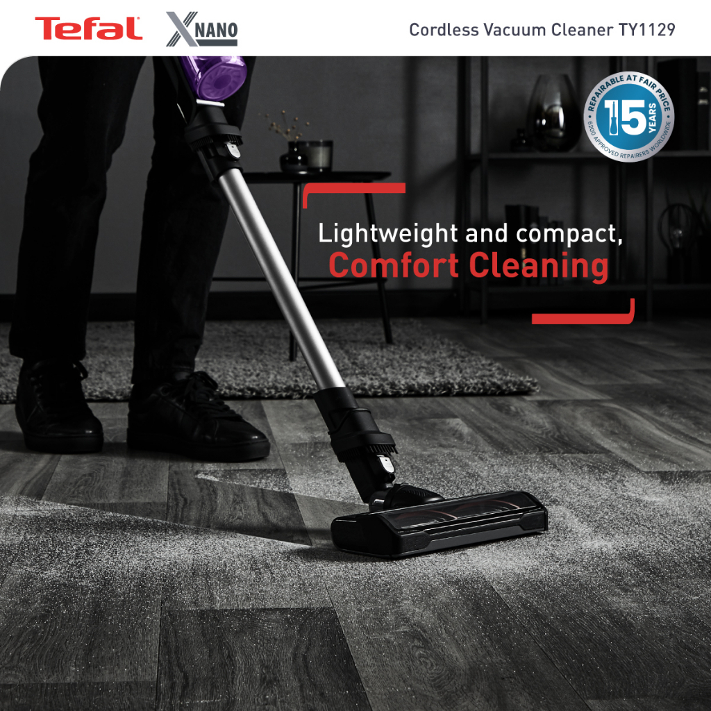 Tefal X-Nano Essential Cyclonic Technology Handstick Vacuum Cleaner ...
