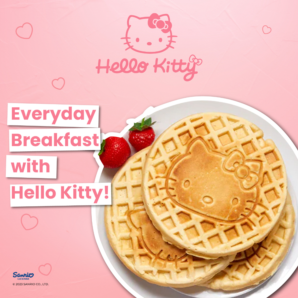 Russell Taylors x Sanrio Hello Kitty Waffle Maker MW-25 | Shopee Singapore
