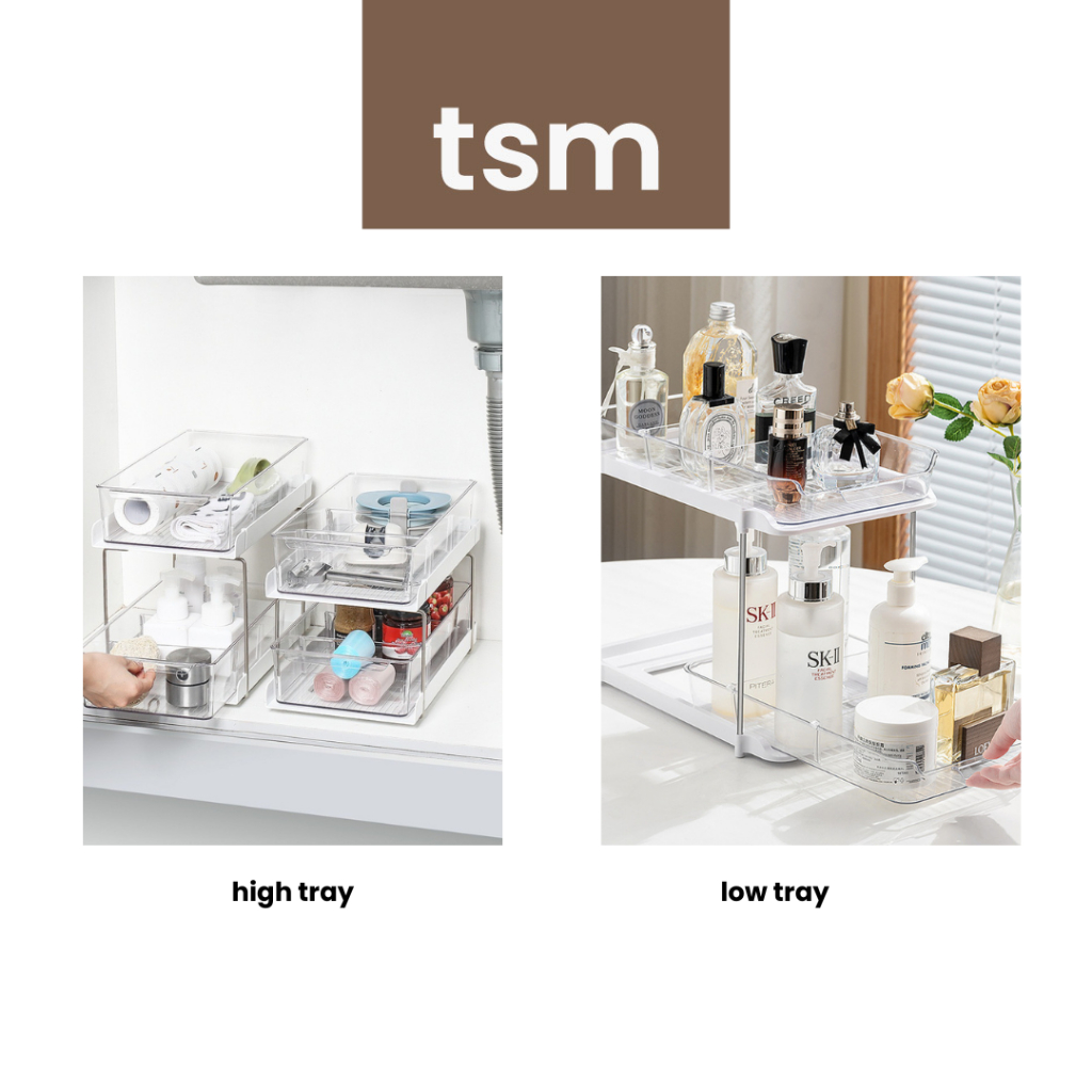 TSM Kitchen Rack Drawer Under Sink Kitchen Storage | Pantry Spice ...