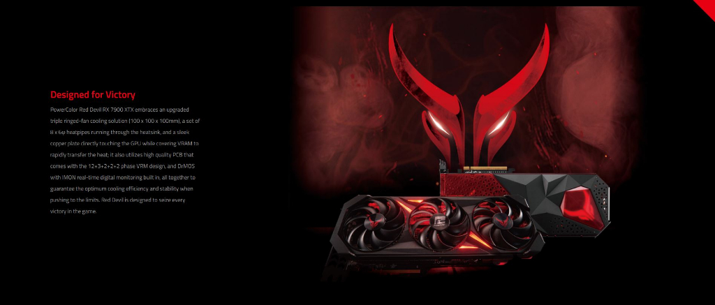 POWERCOLOUR RED DEVIL AMD RADEON RX 7900 XTX 24GB GDDR6 LIMITED EDITION ...