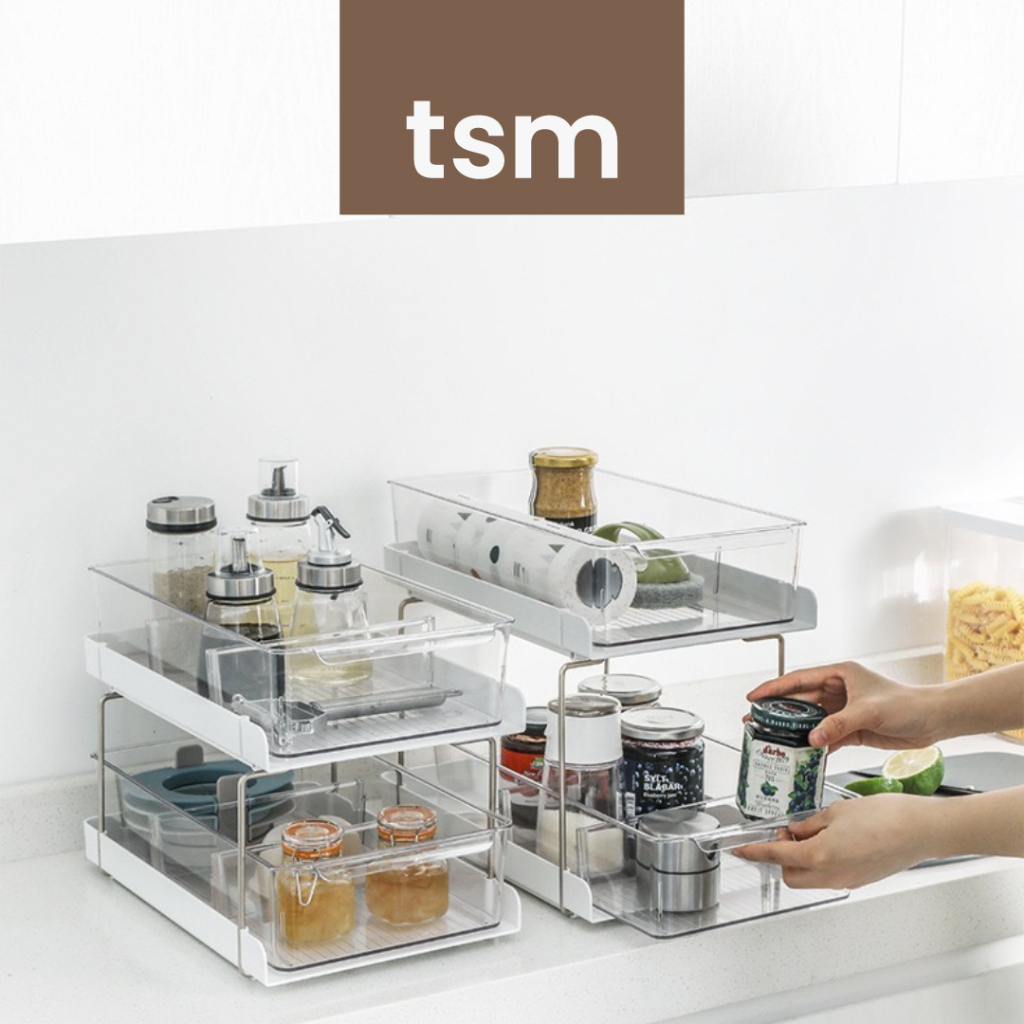 TSM Kitchen Rack Drawer Under Sink Kitchen Storage | Pantry Spice ...