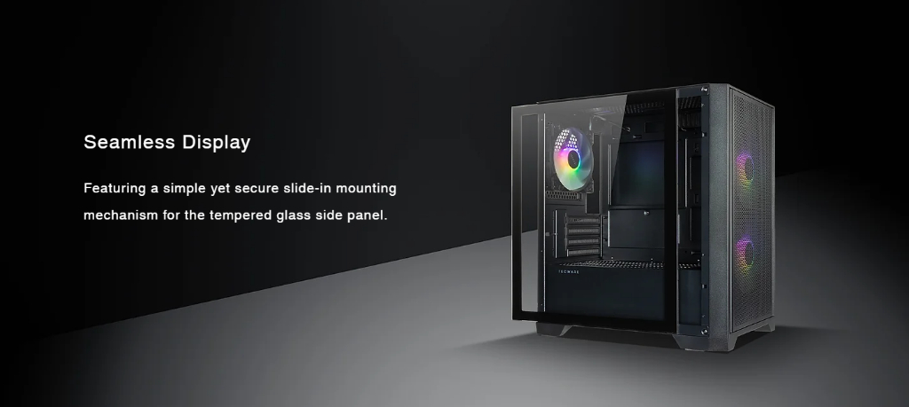 Tecware NEO M2 TG ARGB Tecware Neo m2 Steel Black / White Desktop ...