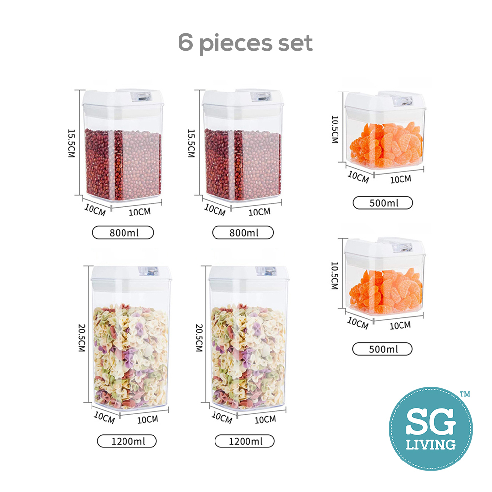 (SG Ready Stock) Stackable Leakproof Airtight Food Container (Locking ...
