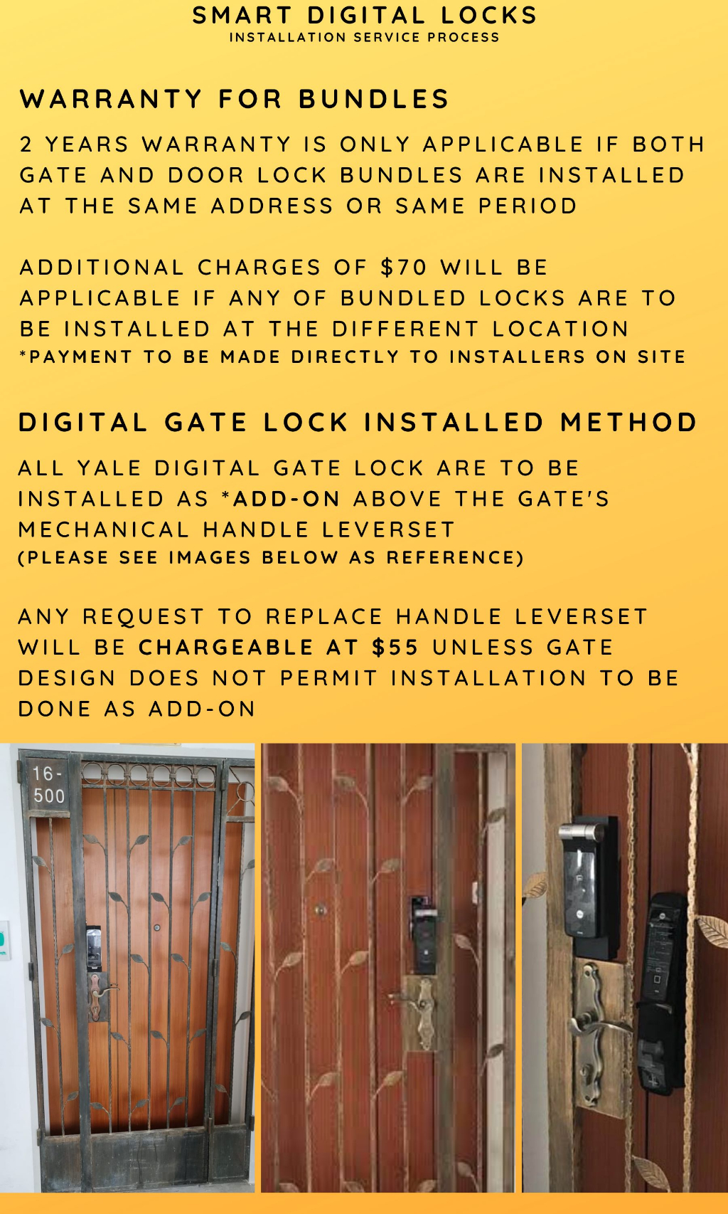 Yale YDR50GA & Luna Pro+(Facial) Digital Lock Bundle (NEW Colour!! Novo ...