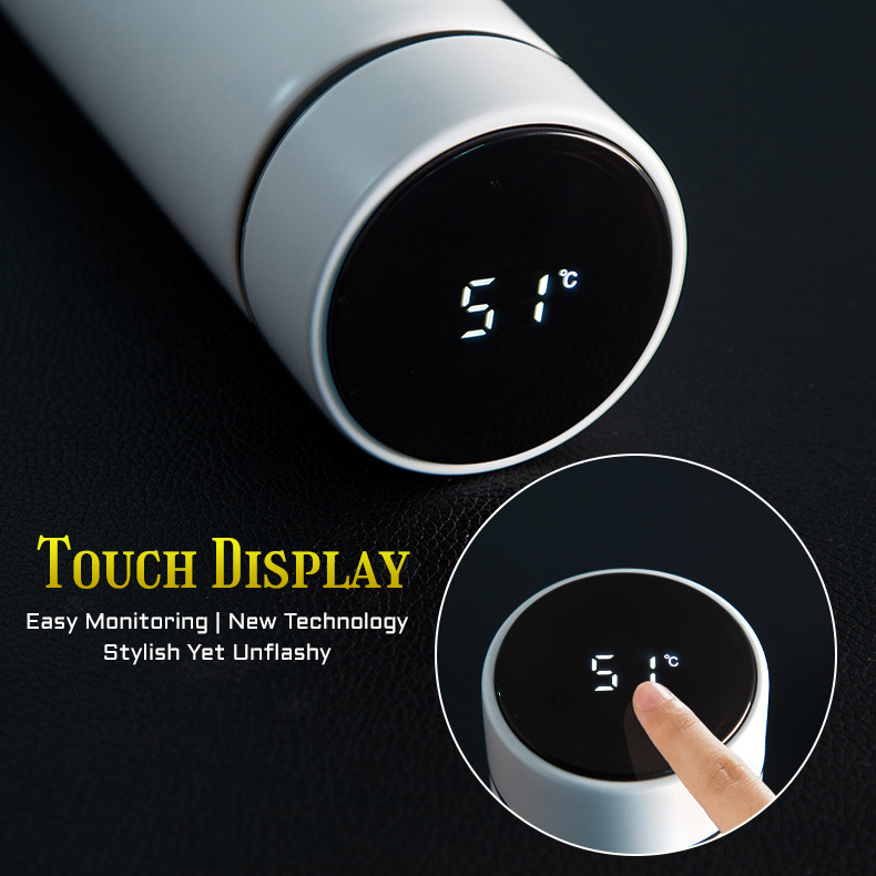 🔥 FREE BRUSH !! 🔥 Customizable Temperature Display Stainless Steel ...