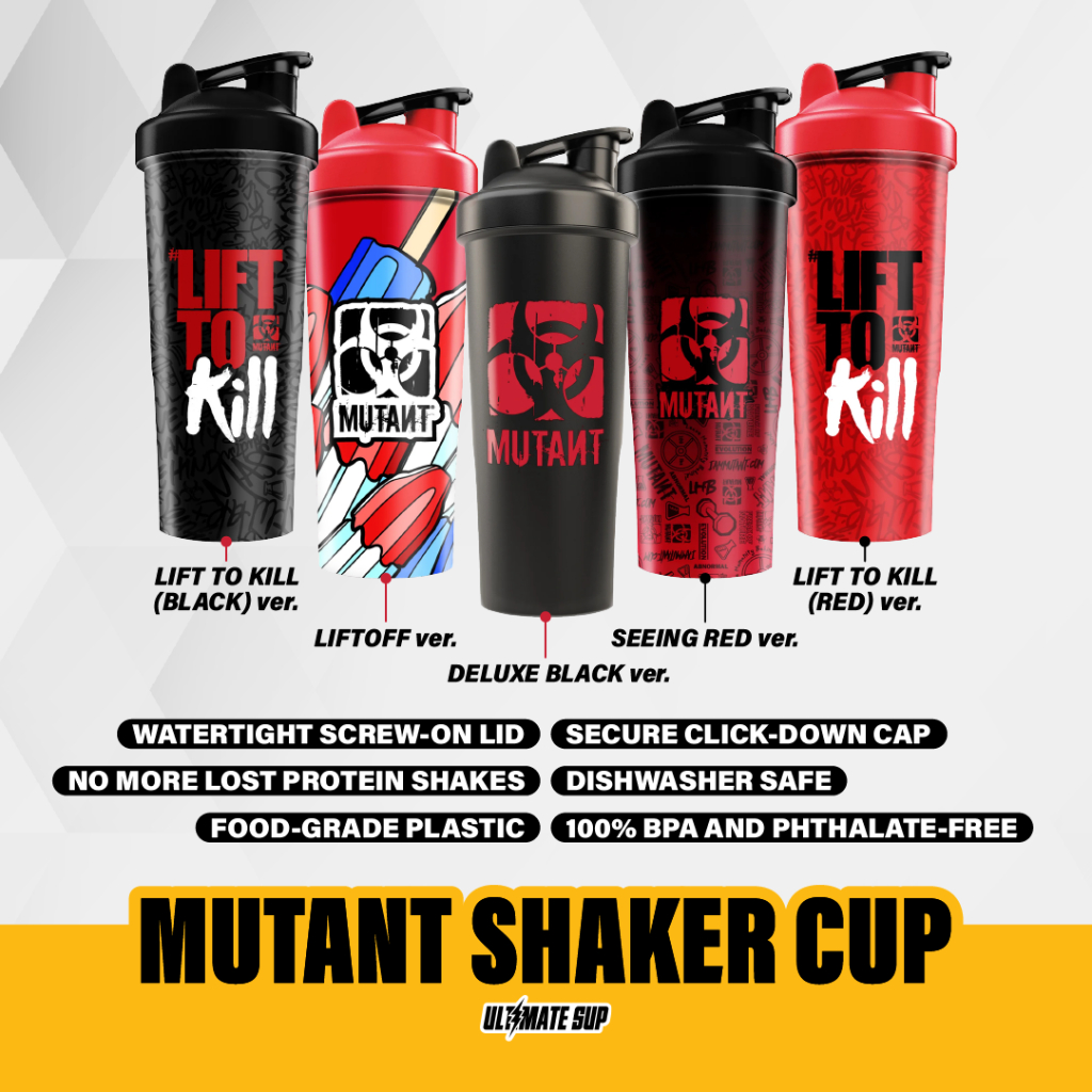 Mutant Mutant Deluxe All-In Shaker Cup, Water bottle, BPA Free, Matte ...