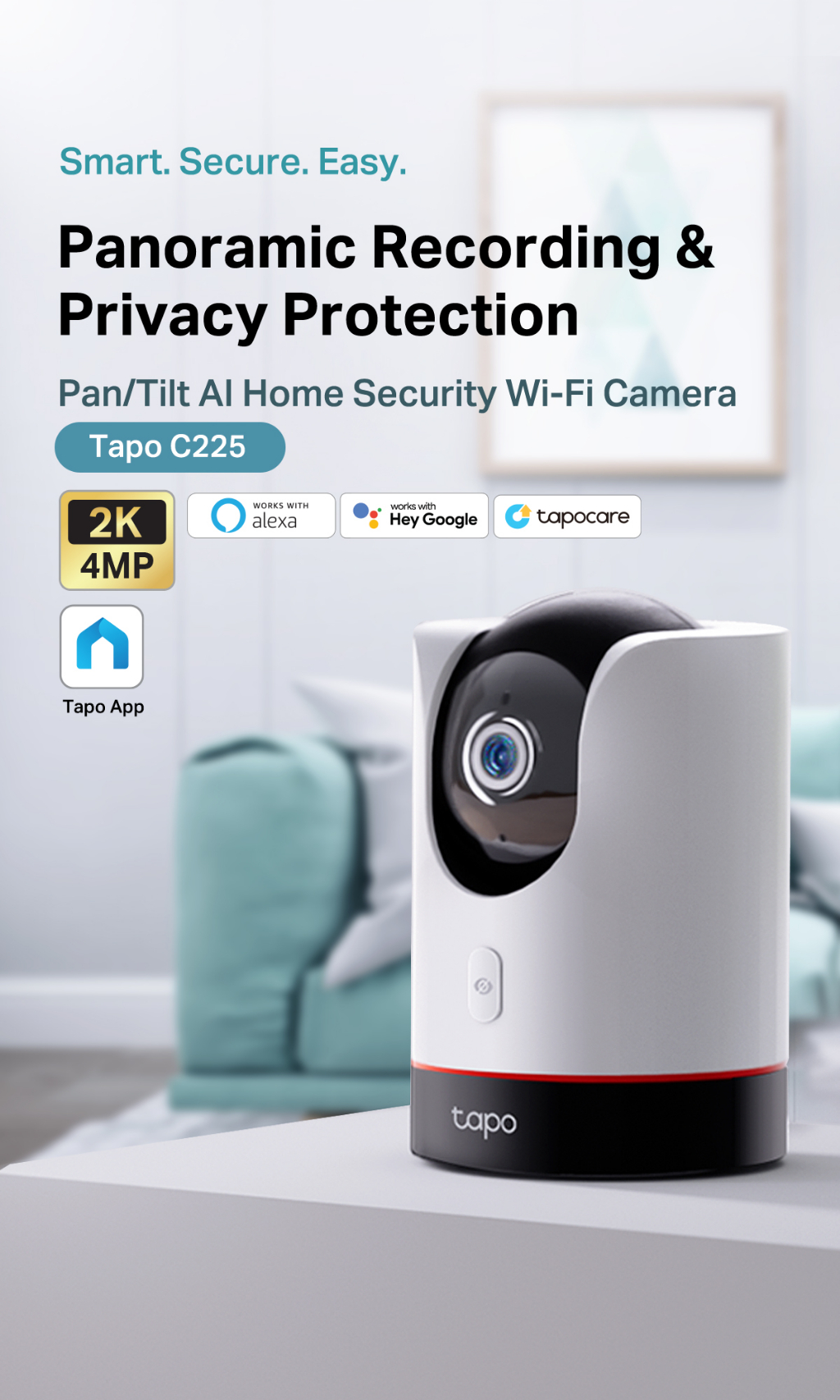 [AI Functions] Tapo C225 2K QHD AI IP Camera CCTV Wireless Camera AI ...