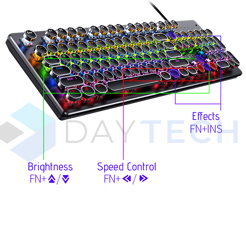 [SG Stock] RGB Mechanical Keyboard Hotswap | Gaming Keyboard | RGB ...