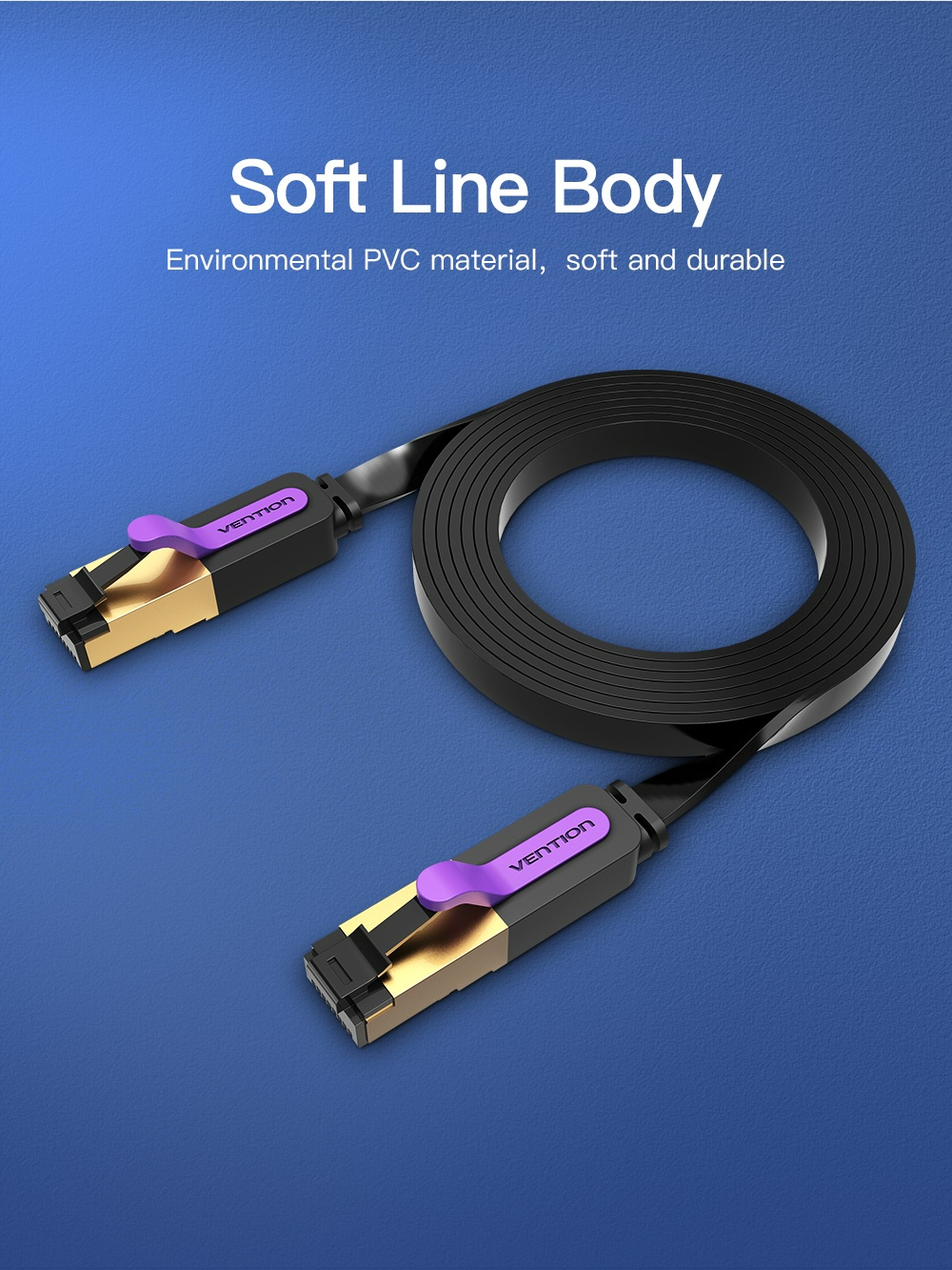 Vention Ethernet Cable Cat 7 Lan High Speed 10Gbps SFTP RJ 45 Network Cable Patch Cable 8m 10m ...