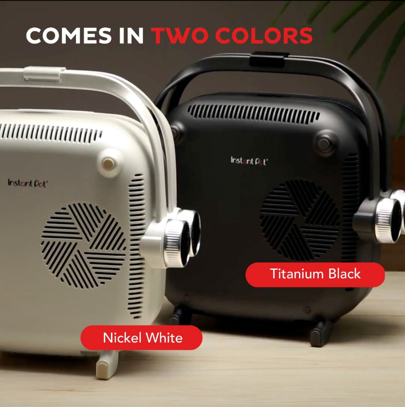 Instant Foldable Multicooker (Titanium Black) - Infrared Heat Cooker ...