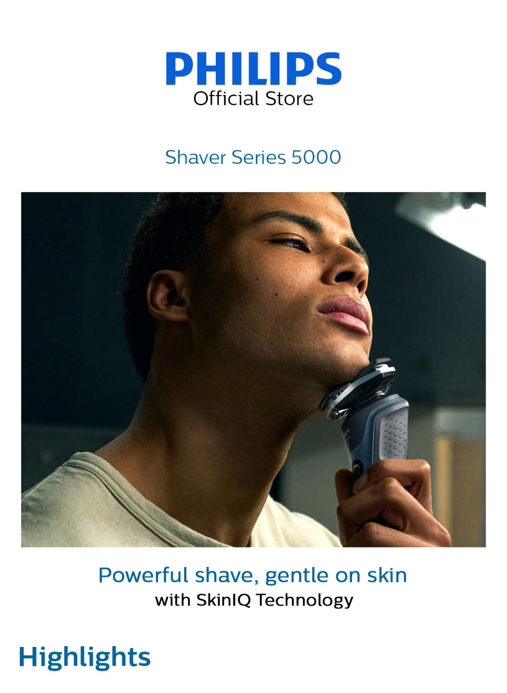 PHILIPS 5000 Series Wet & Dry Electric Shaver – S5880/20 | Shopee Singapore