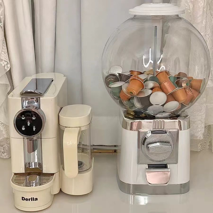 Gachapon Capsule Dispenser Vending Machine | Mini Storage for Coffee ...