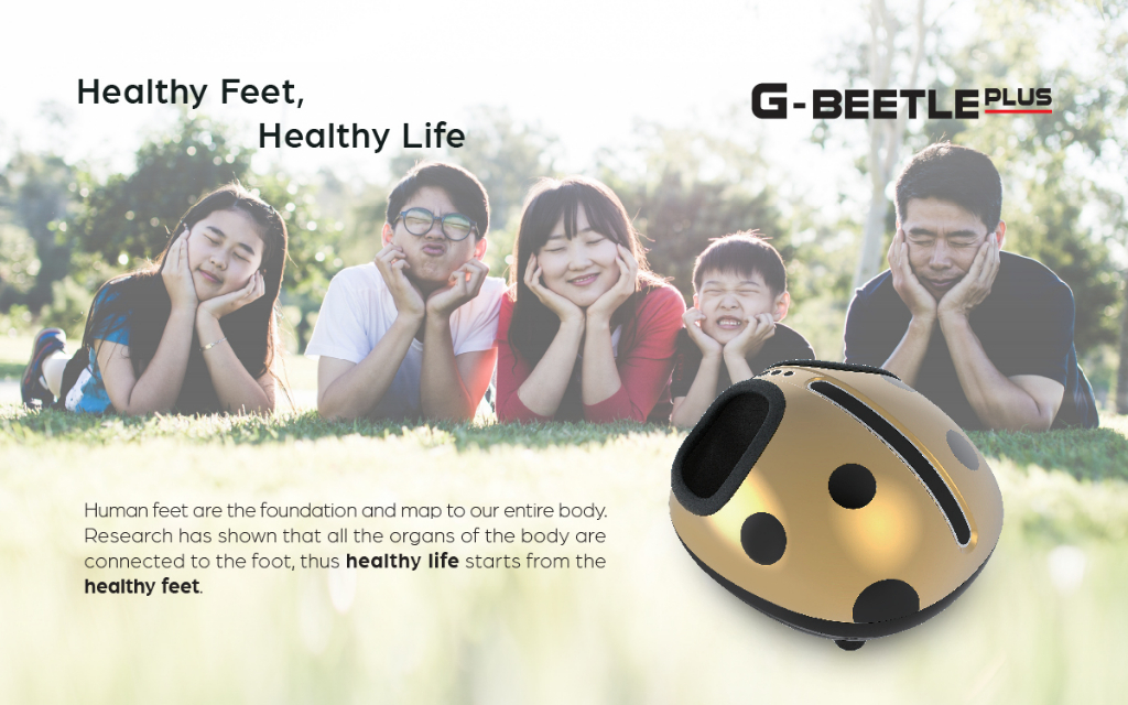 GINTELL G-Beetle Plus Foot Massager and GINTELL Tens Pad | Shopee Singapore