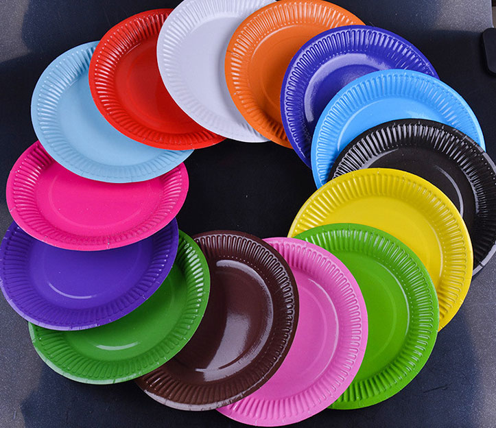 [SG SELLER] Party Paper Plates Birthday Cake Serving, Dessert Table ...