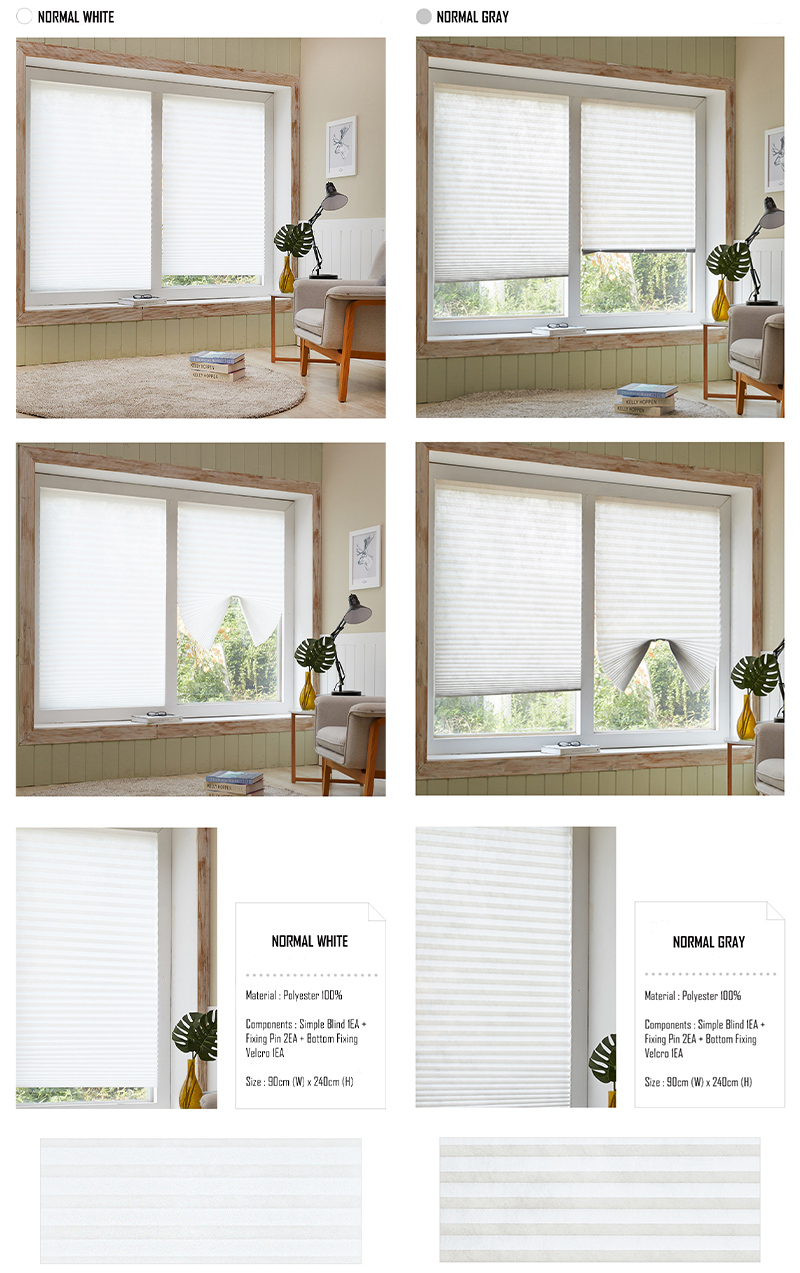 Simple Blind ( Normal Type ) ★ Made in Korea / Detachable Screen Blind ...