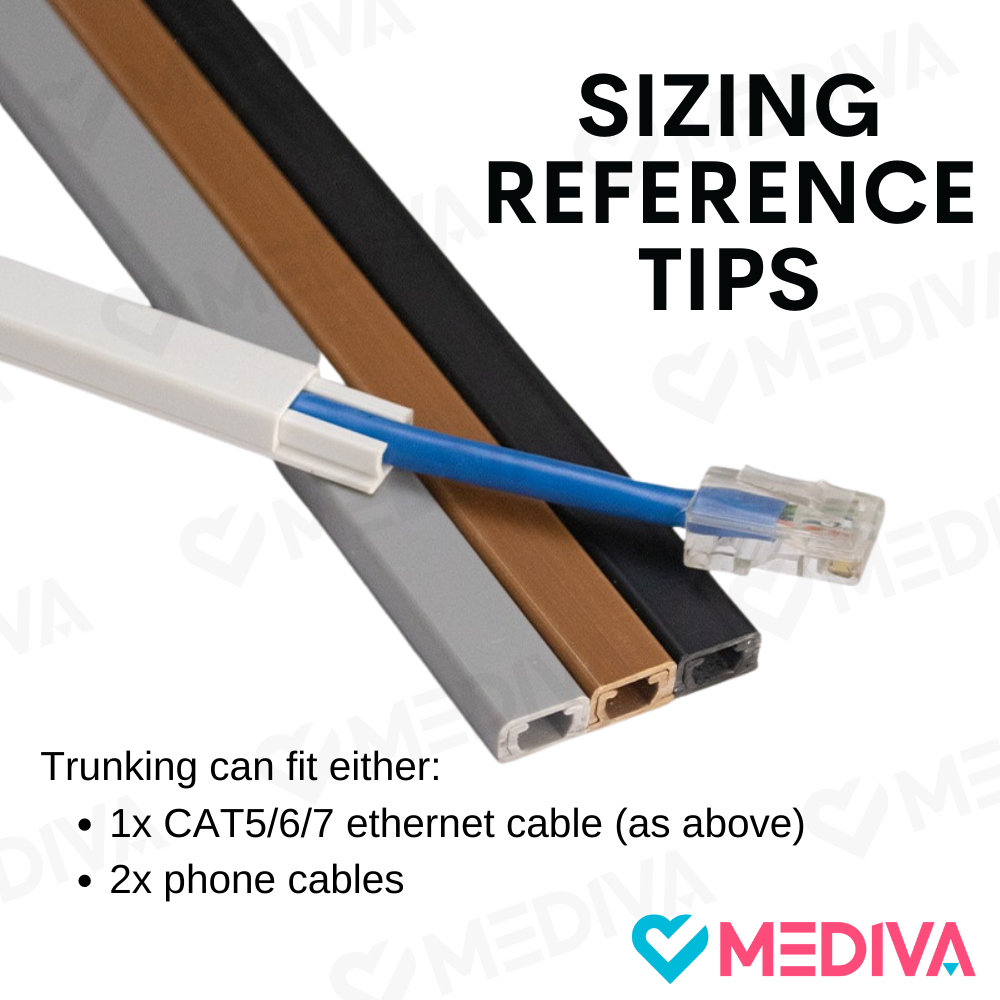 Electrical Cable Trunking Strip with Self Adhesive Slidable PVC Wire ...