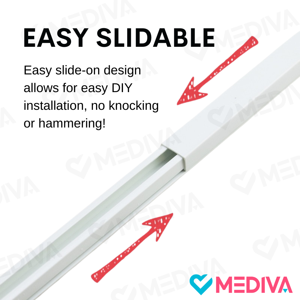 Electrical Cable Trunking Strip with Self Adhesive Slidable PVC Wire ...