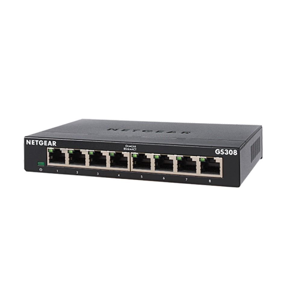 Netgear GS308 8-Port Gigabit Ethernet Unmanaged Switch / 3yrs Warranty ...