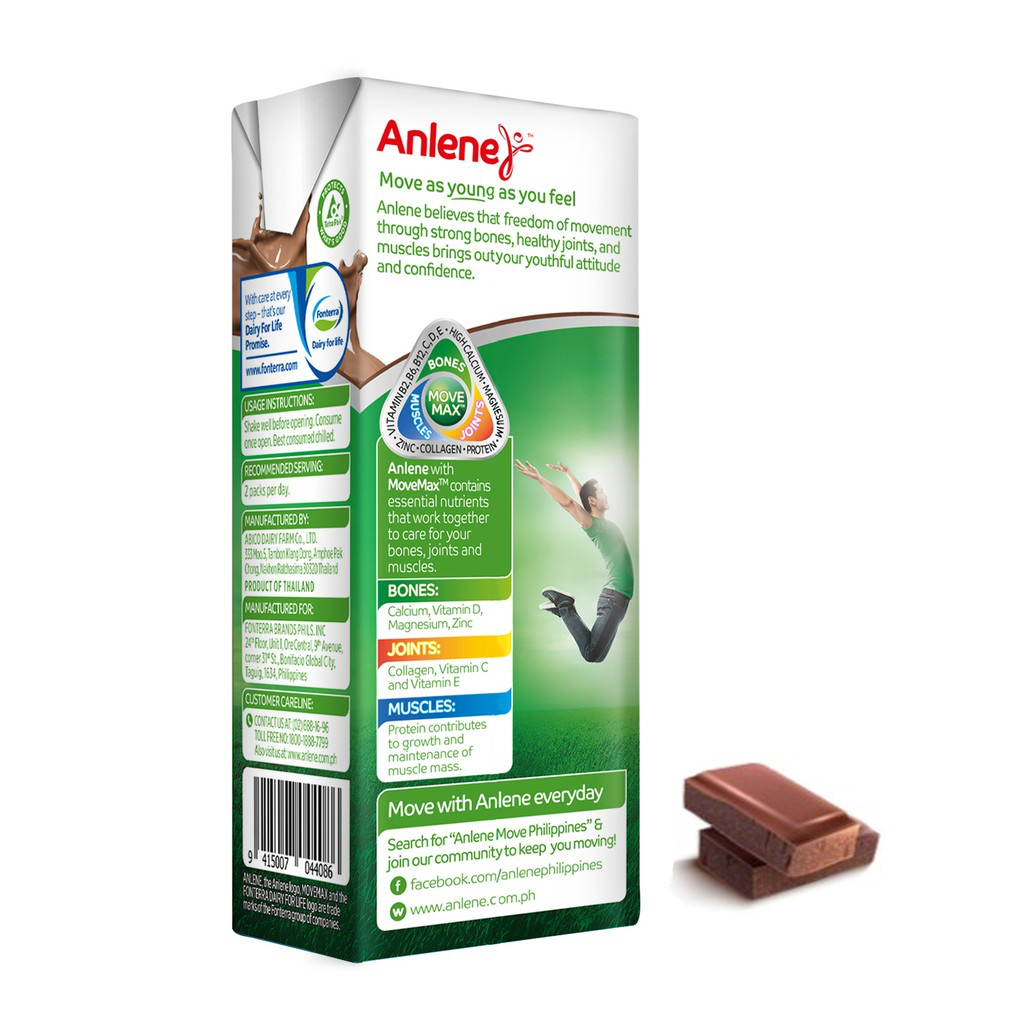 [Bundle of 3]Anlene UHT Milk Original / Chocolate 1L x 3packs🔥SG READY ...