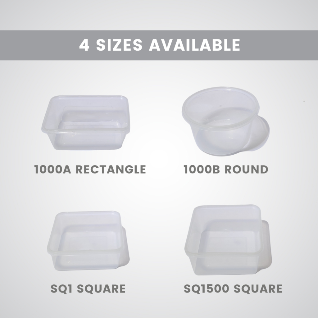 [SG READY STOCK] mixshop High Quality Disposable Plastic Food Container ...