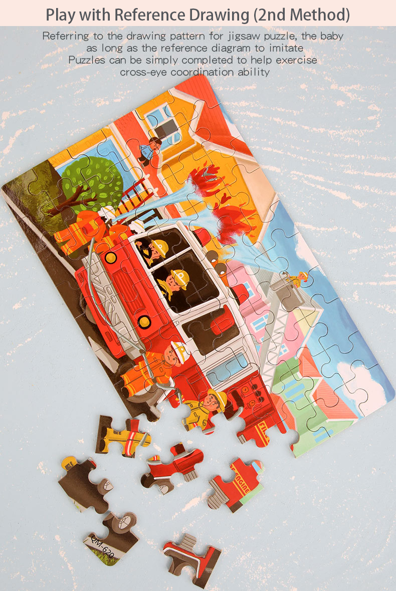 GU [SG Stock] 60/100pc Wooden Puzzle Set Jigsaw In Gift box Early ...