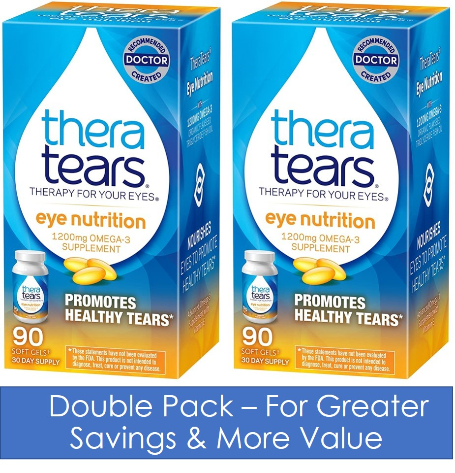 (Expiry: Dec 2025) Thera Tears Nutrition (Double Pack Saver) 1200mg ...