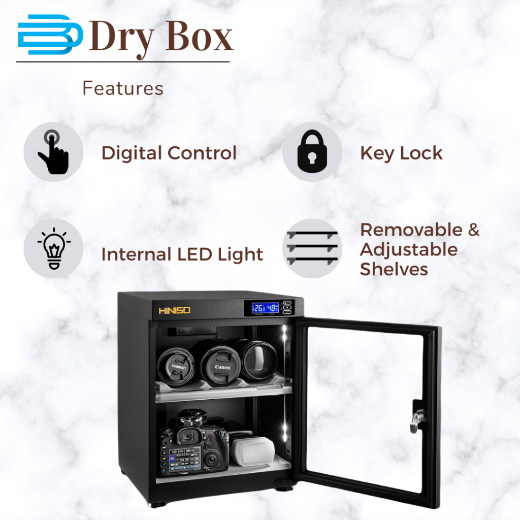 Hiniso Dry Cabinet Box 35L (Digital) | Shopee Singapore