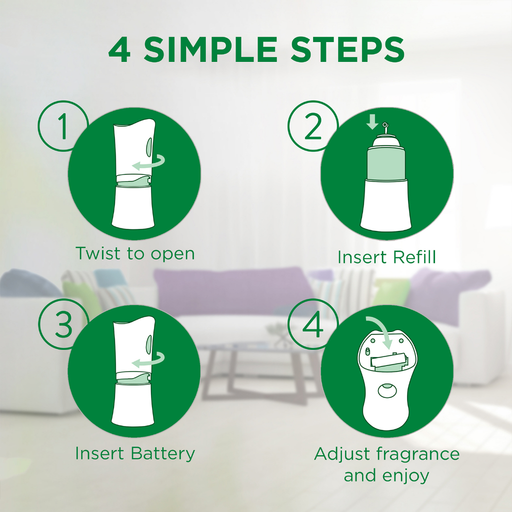 [New] Air Wick Freshmatic Air Care / Freshener Refill Twin Pack ...