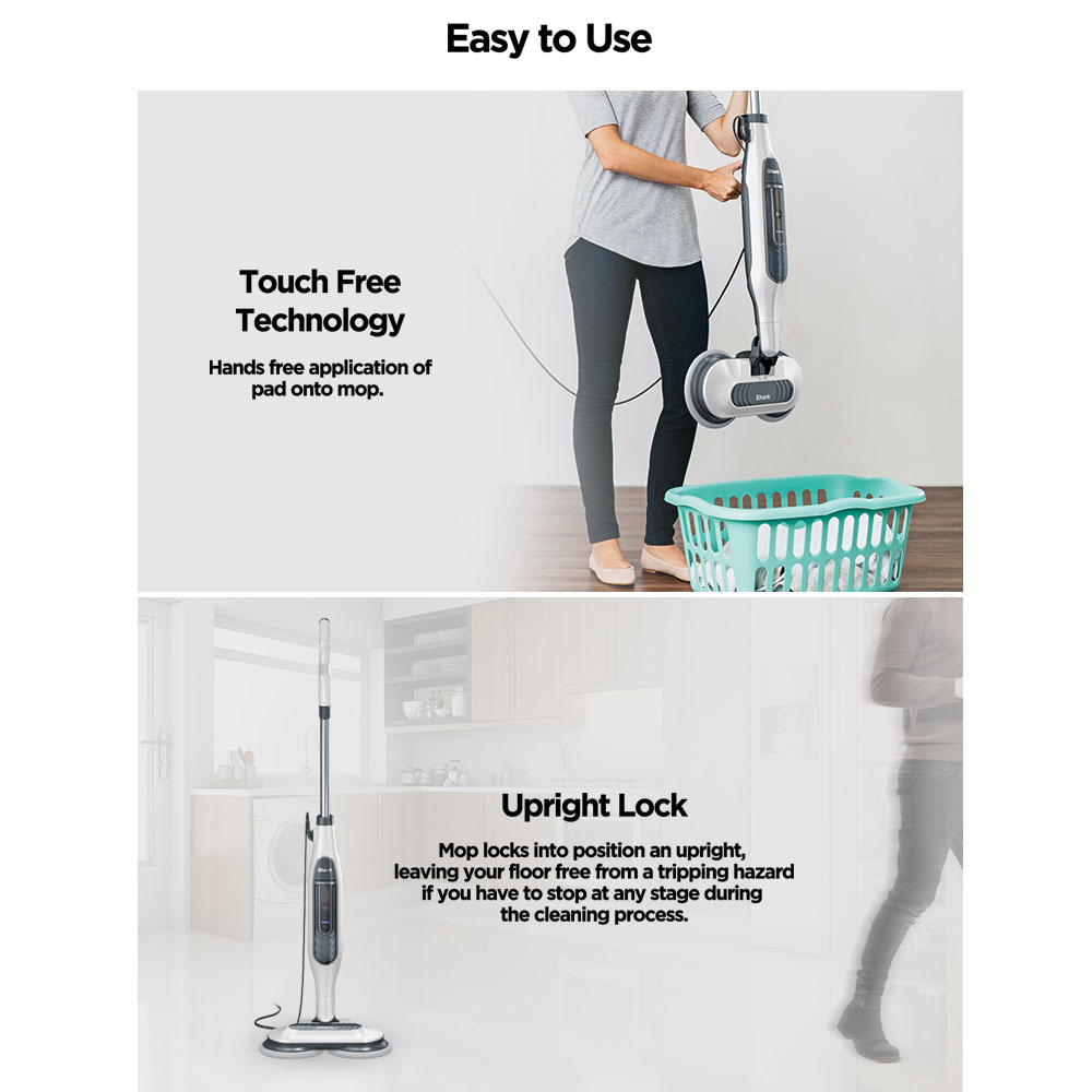 Shark Steam & Scrub Mop, Clean & Sanitise Floor at the same time, 4 ...