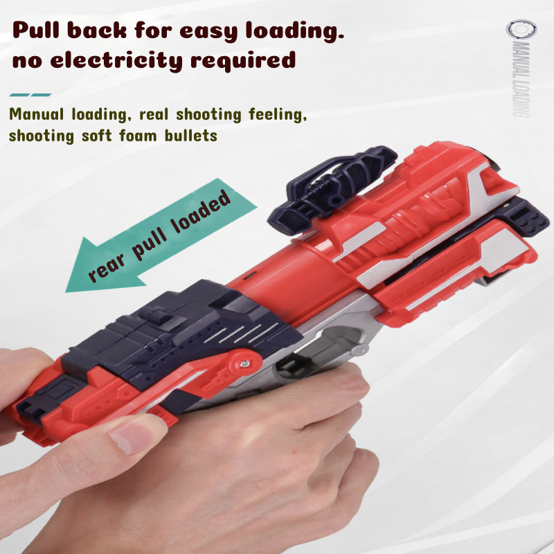 Robot Transformation Deformation Toy Gun Soft Bullets Child Shooting ...