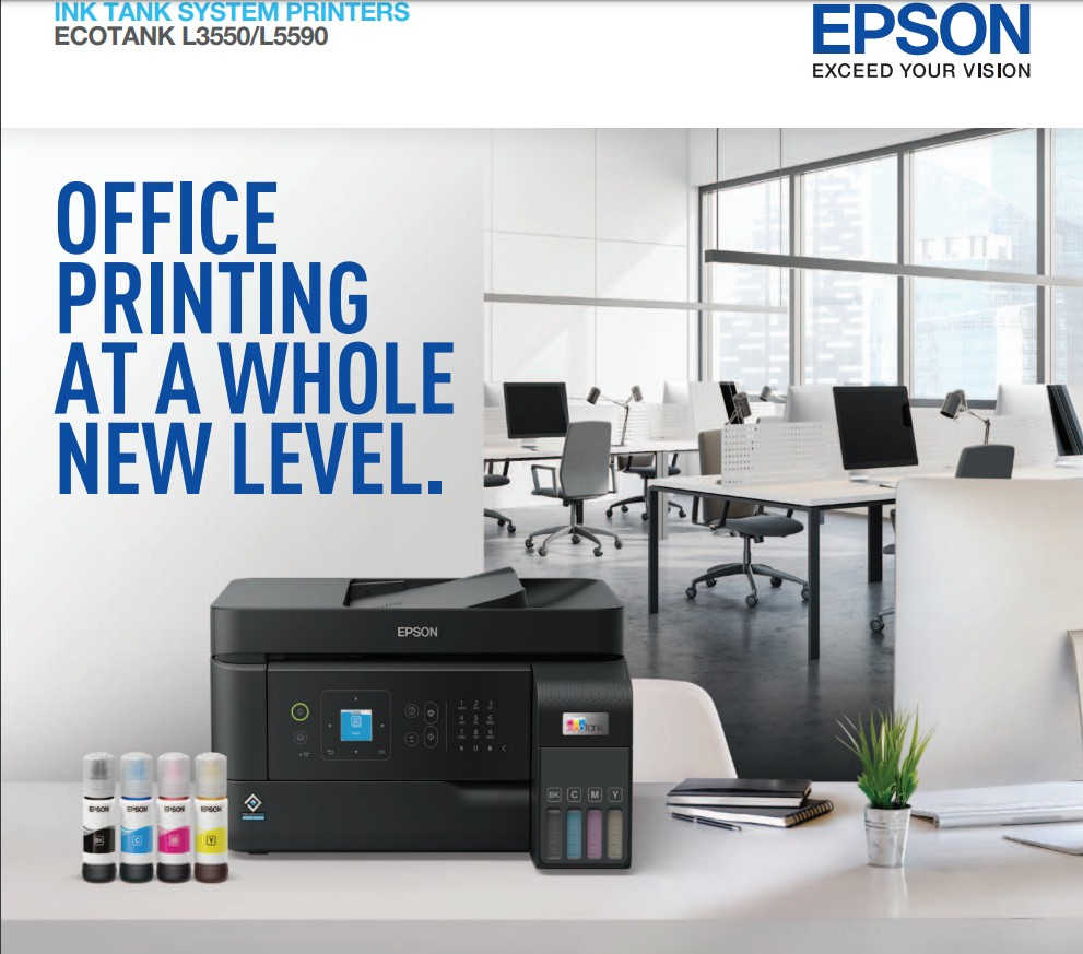 [Local Warranty] Epson EcoTank L3550 All-in-One Colour Ink Tank Inkjet ...