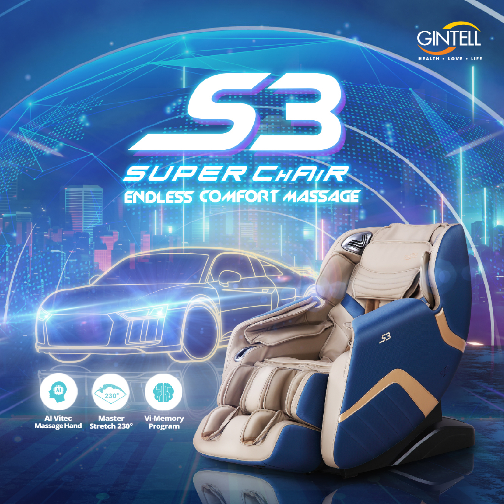 GINTELL S3 SuperChAiR Massage Chair | Shopee Singapore