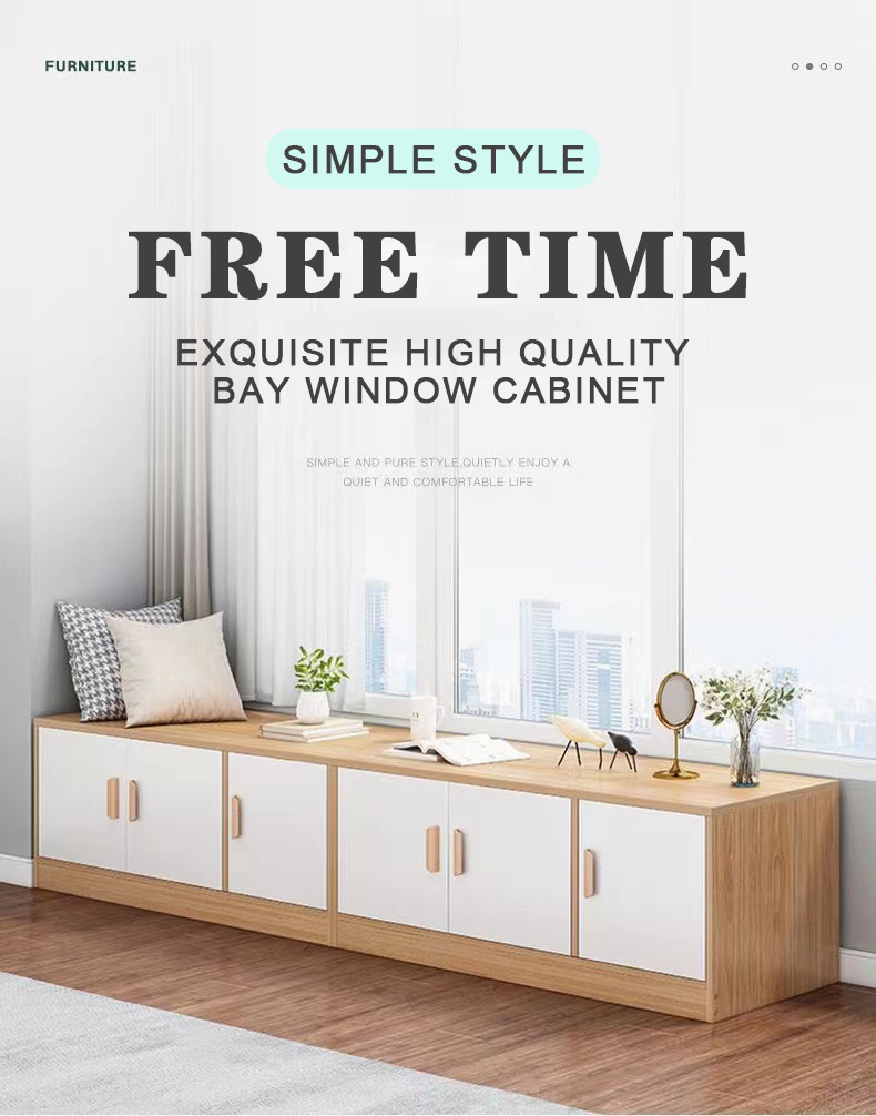 Window low cupboard cabinet bay window cabinet shoe cabinet storage ...
