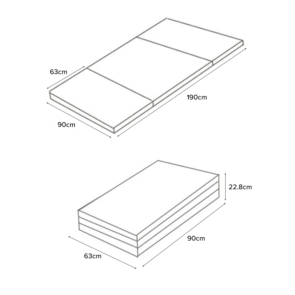 (JIJI.SG) DREAMAX NORA Guest Mattress Foldable Mattress / Mattress ...