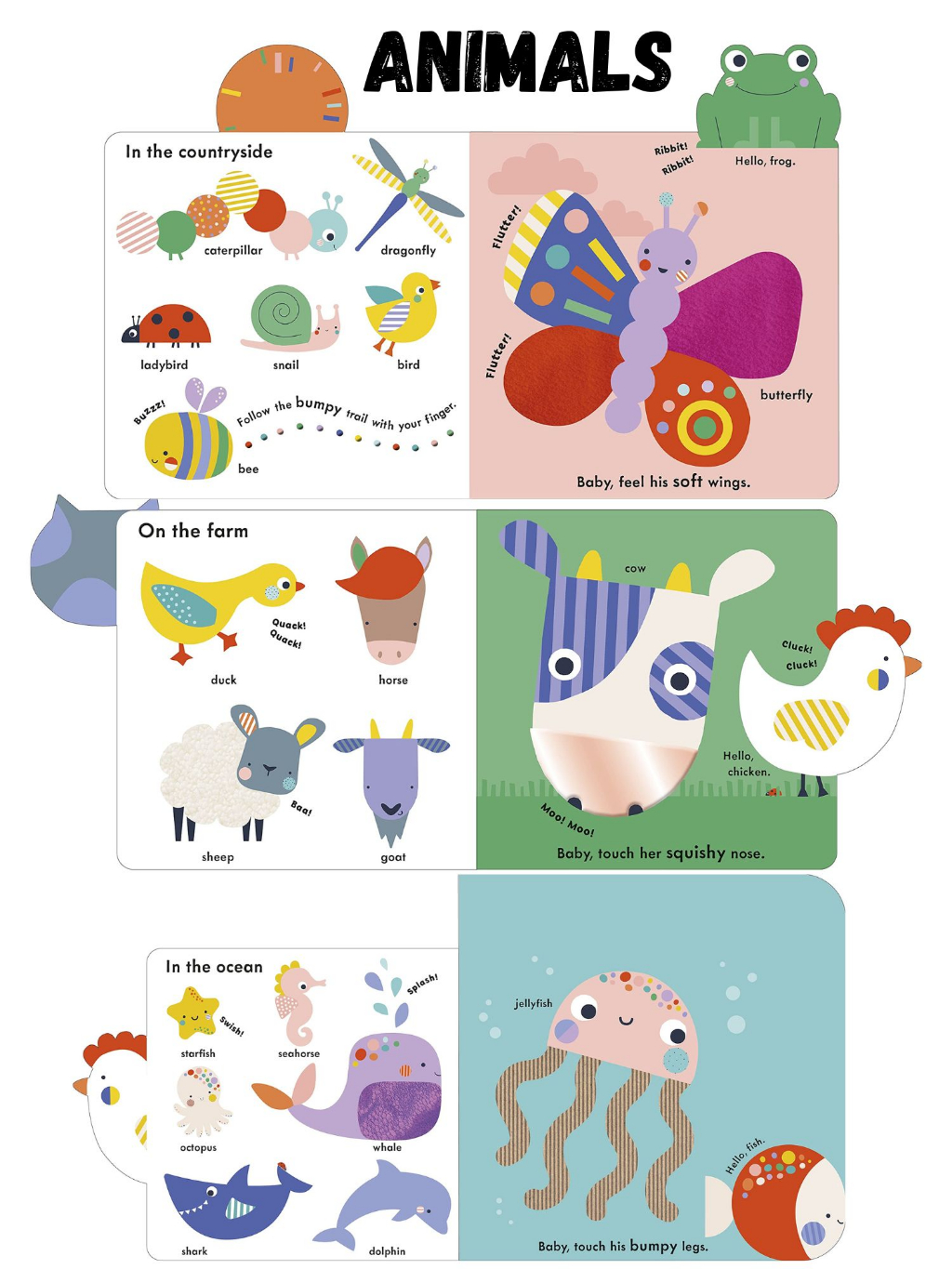 Baby Book - Baby Touch Ladybird First Words Tummy Time Playtime infant ...