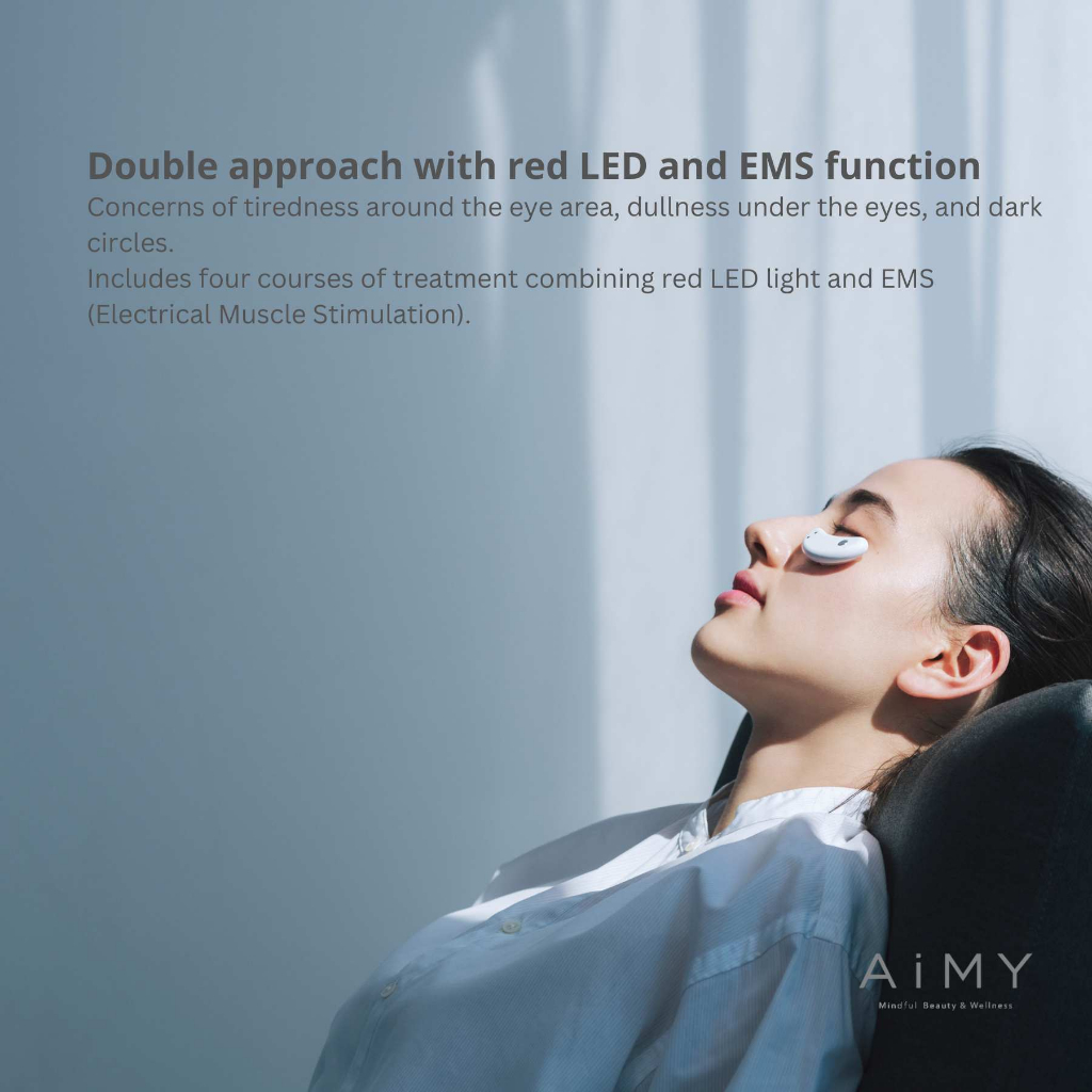 AiMY Beauty Eye (LED Red Light for Eye Relief, Blue Light for Under-Eye ...