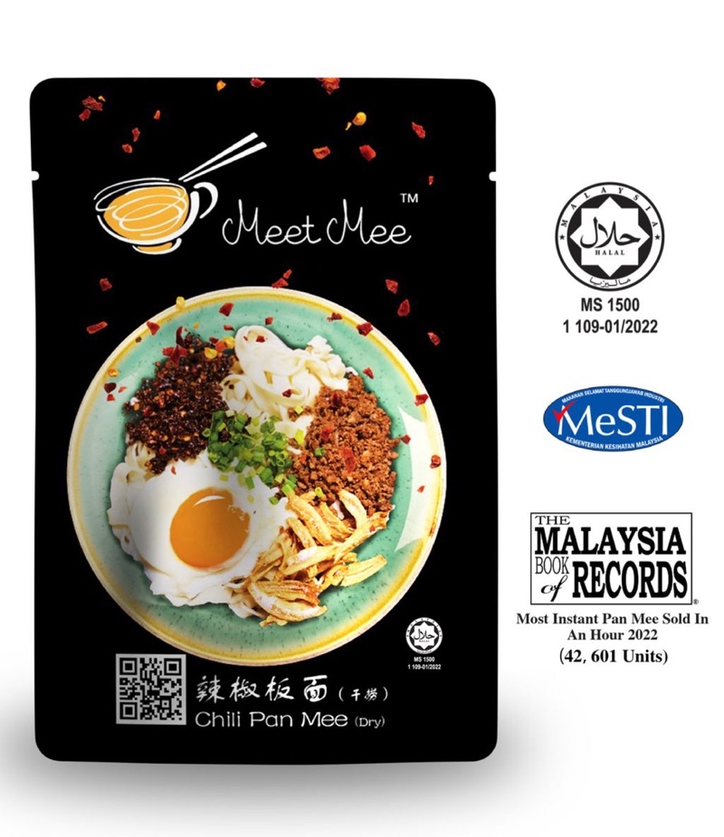 MEET MEE Malaysia KL Famous Dry Chilli & Soup Pan Mee HALAL | Shopee ...