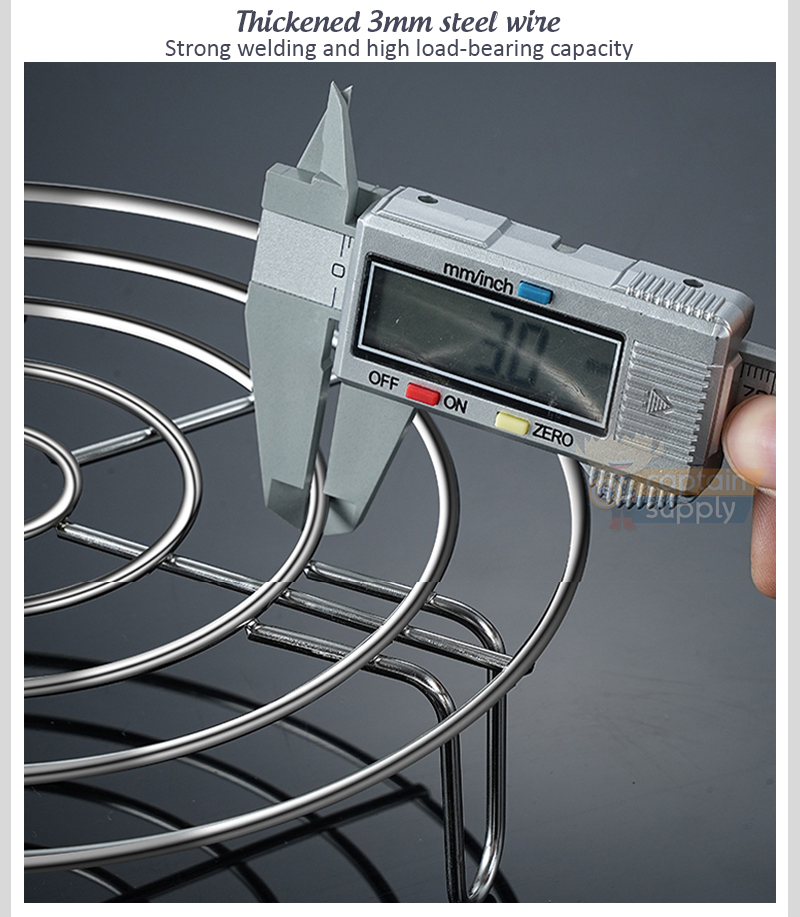 304 Stainless Steel High Quality Steam Rack Stand | Shopee Singapore