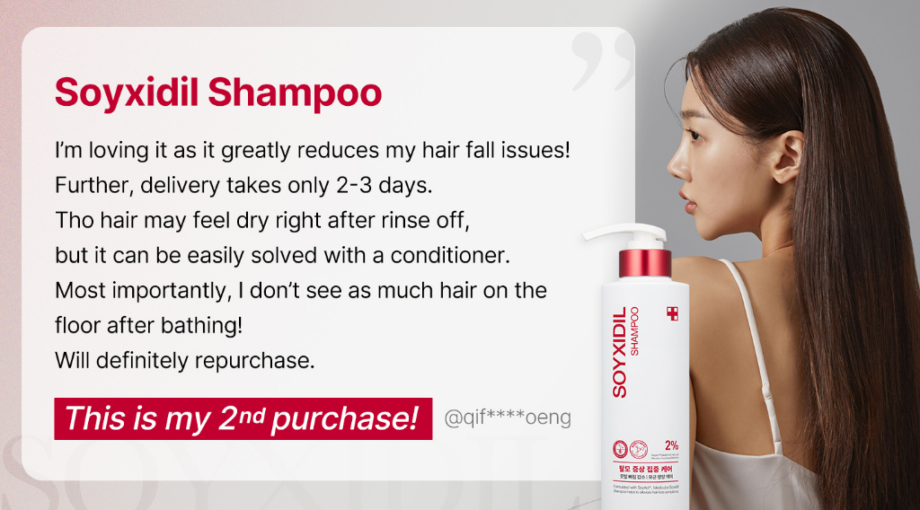 [medicube official] Soyxidil Shampoo for Anti-Hair loss | Shopee Singapore