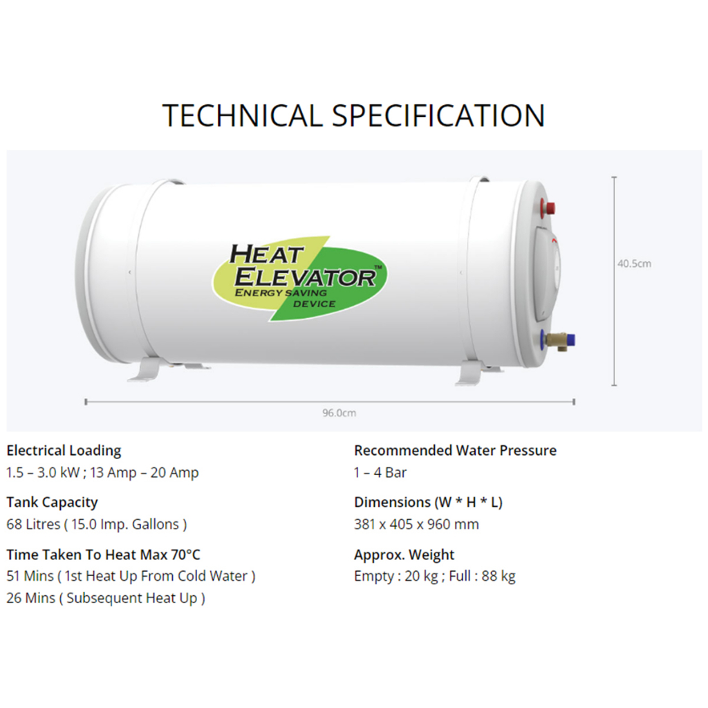 Joven x sgPlumbMart JSH68 Storage Water Heater JH68HE JH68 (Heat ...