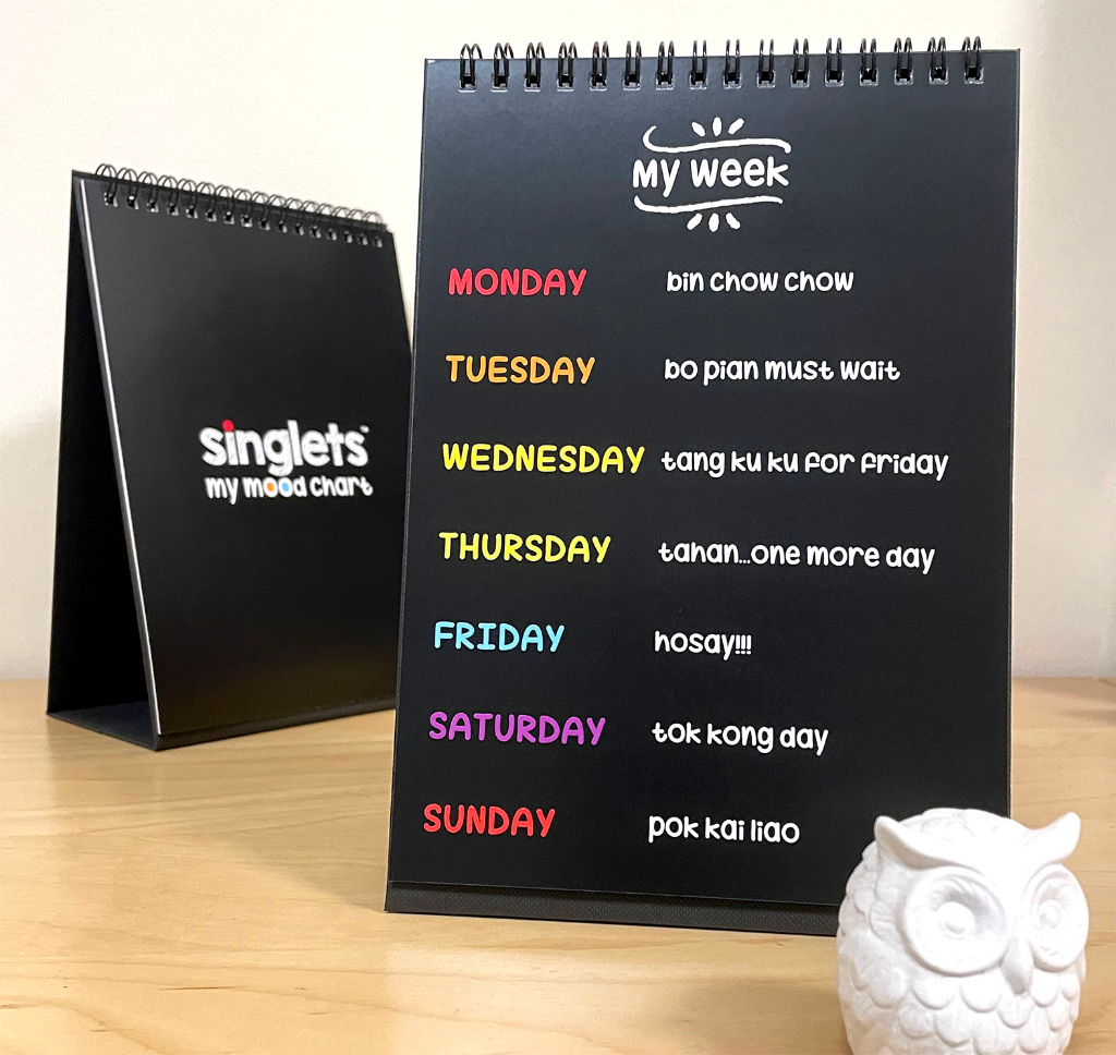 Ameba singlish my mood chart | Shopee Singapore