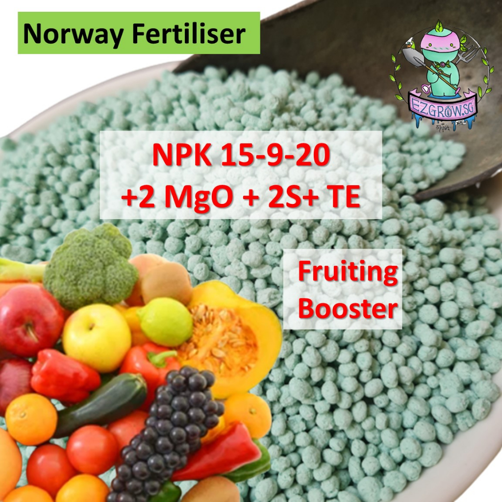 [NORWAY] FRUIT KING NPK 15-9-20 +2MGO + 2S + TE Fruiting Booster ...