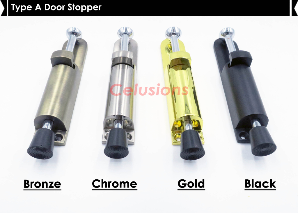 【SG Stock】 ️Step-On Foot Operated Door Stopper ️ Spring Loaded ...
