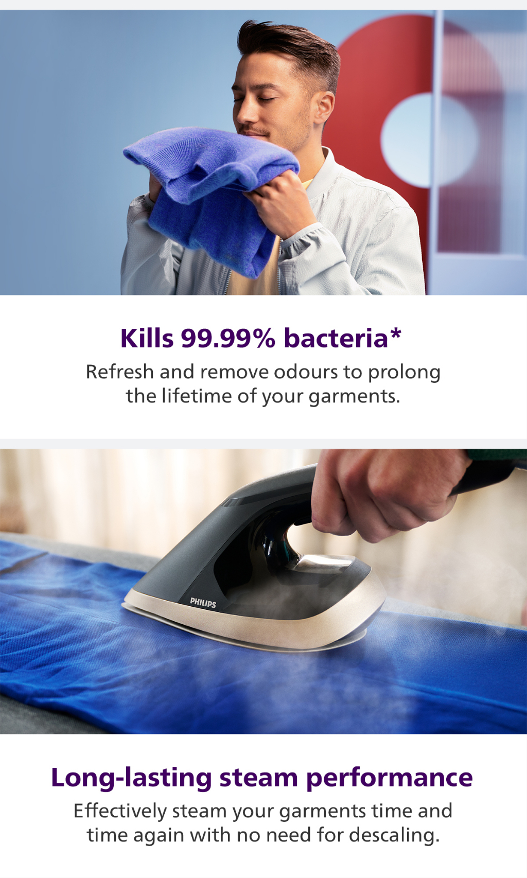 PHILIPS All-in-One Ironing Solution 8500 Series Stand Steamer AIS8540 ...
