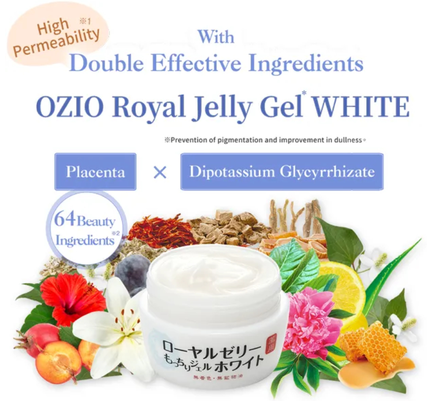 OZIO Royal Jelly Gel White Gel 75g (Whitening, 100% Authentic) | Shopee Singapore
