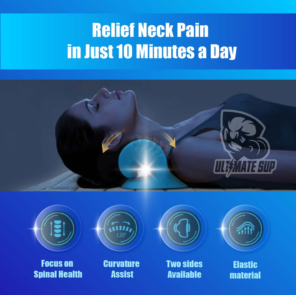 Ultimate Sup, Neck Stretcher, Massage Pillow, Neck Support, Shoulder ...