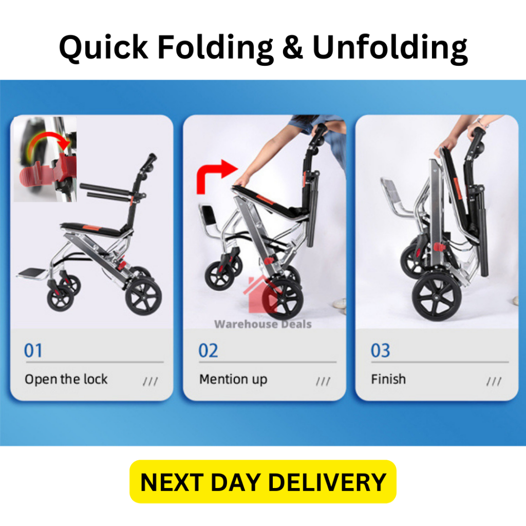Lightweight Economical Pushchair / Wheelchair | Fold Up Armrest ...