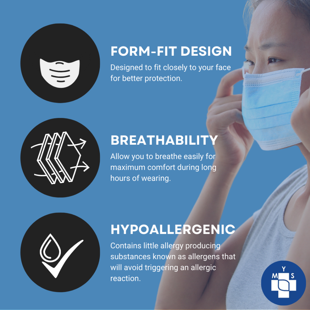 ASSURE Surgical Face Mask 3-Ply With Ear- Loop 50'S/Box | Shopee Singapore