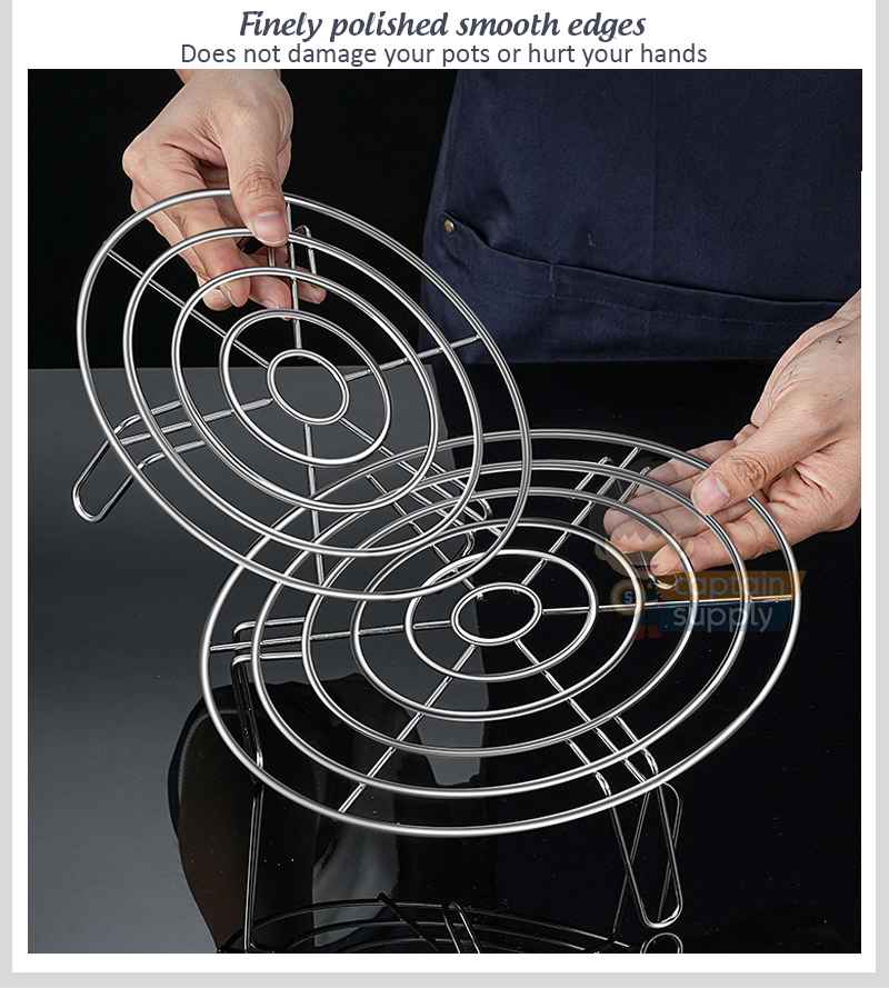 304 Stainless Steel High Quality Steam Rack Stand | Shopee Singapore